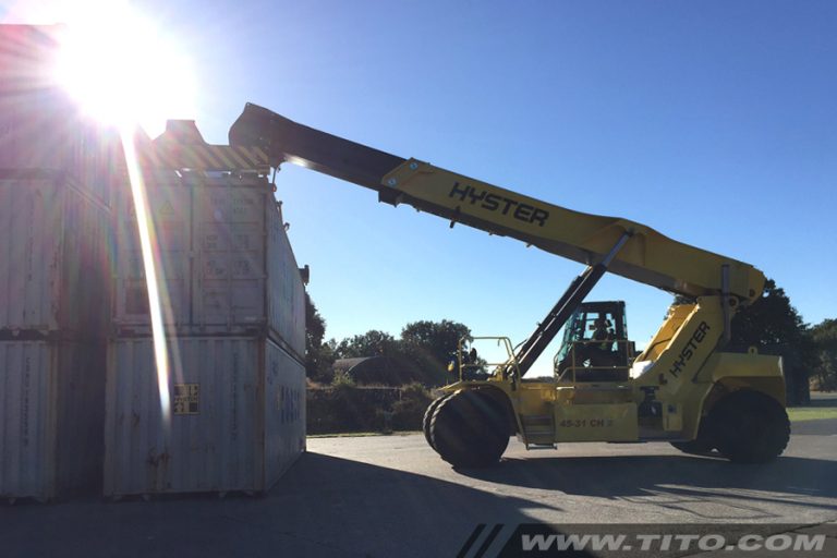 Reachstackers & big forklifts | Tito Lifttrucks | Steel coil handling ...